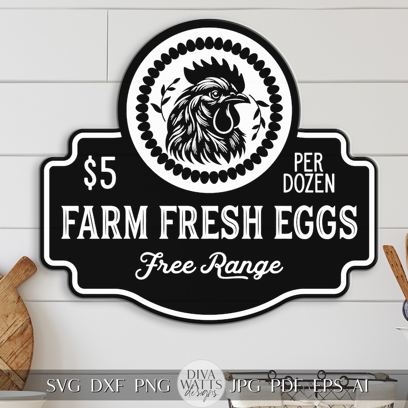 Farm Fresh Eggs for Sale Sign - Etsy