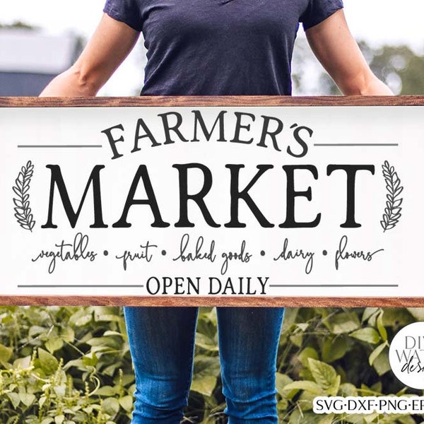 Farmers Market Svg - Etsy Canada