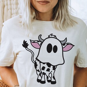 Ghost Cow SVG Halloween Cow SVG Funny Cow Ghost SVG Funny Halloween Svg ...