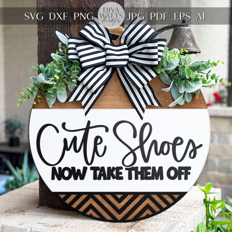 Shoes off at Door Svg - Etsy