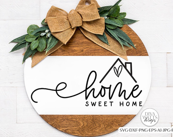 Home Sweet Home SVG Home Sweet Home Home SVG Happy Home SVG - Etsy