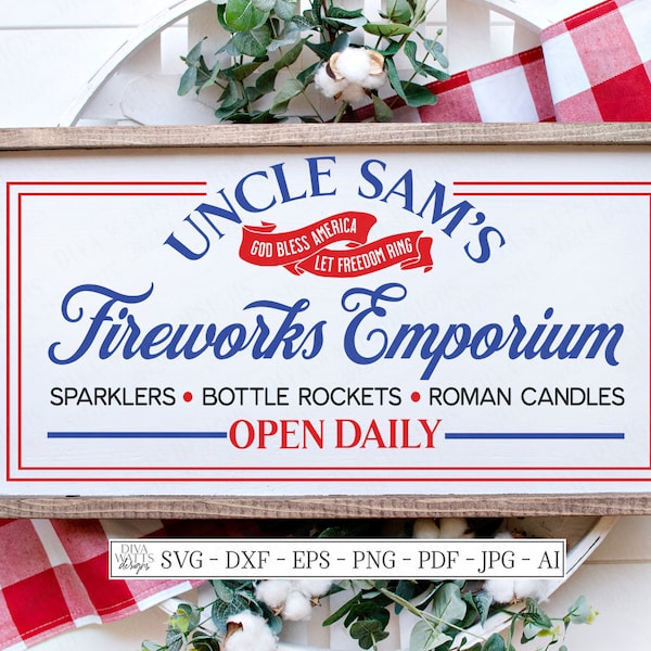 Uncle Sam Fireworks - Etsy