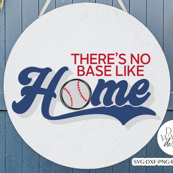 Theres No Place Like Home Baseball Sign - Etsy