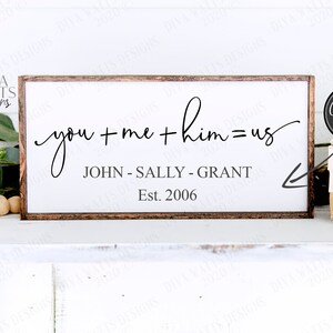 SVG | You Plus Me Plus Him Equals Us | Cutting File | = + | Customize ...