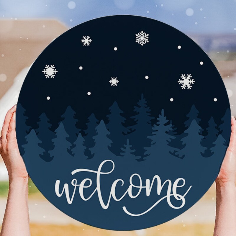 Winter Scene Svg - Etsy