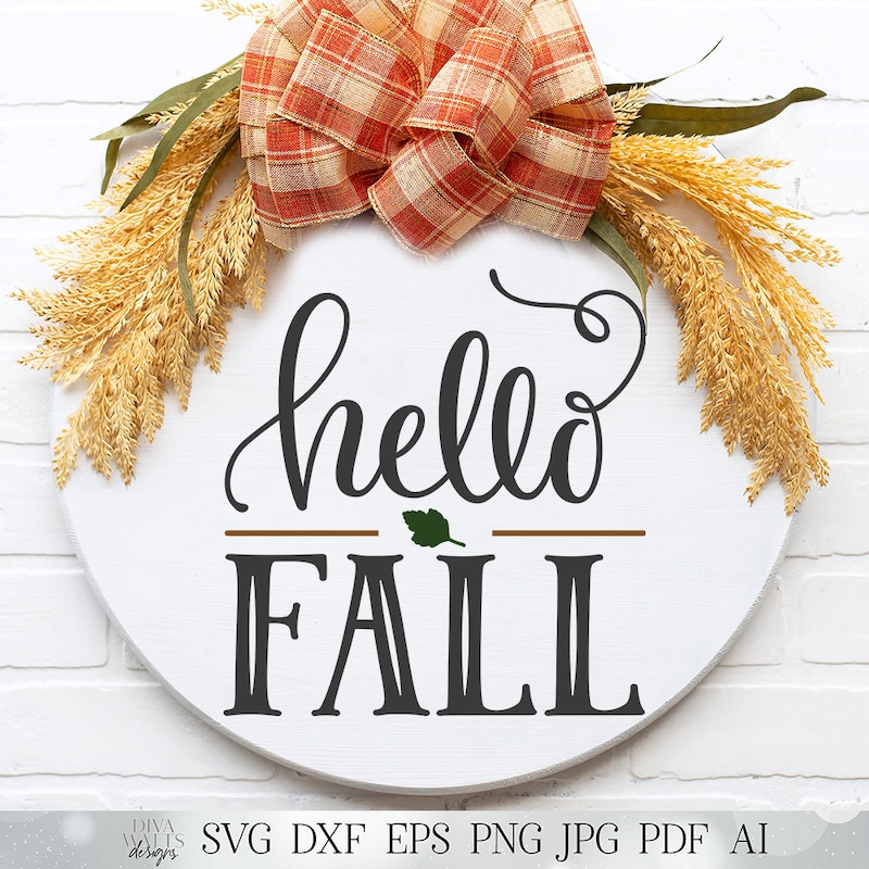 Round Fall Signs - Etsy