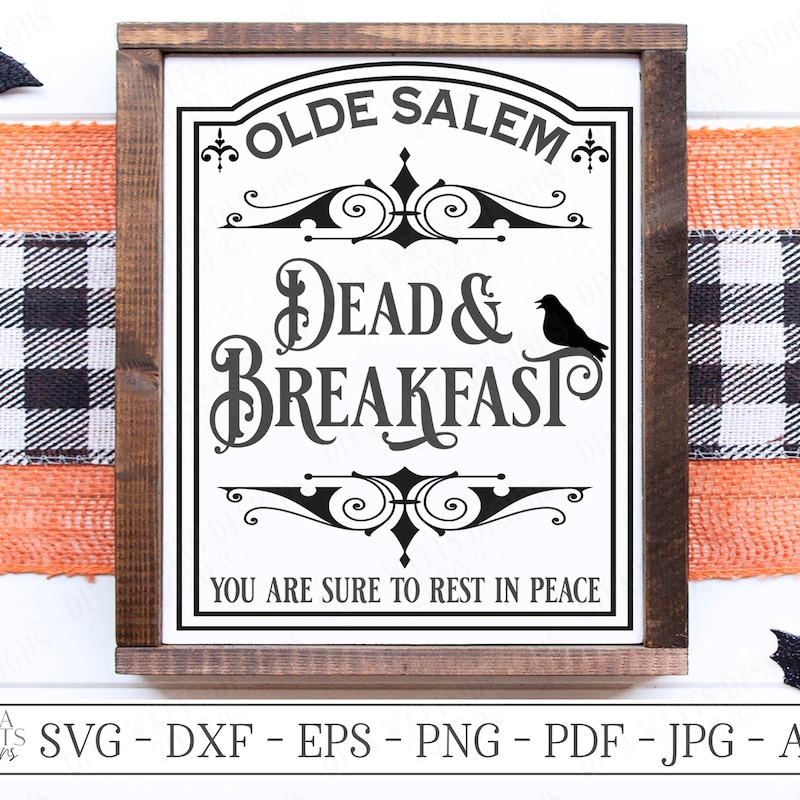 Dead and Breakfast Svg - Etsy
