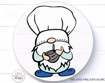 Chef Gnome - Etsy