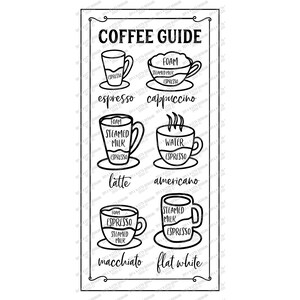 Coffee Menu SVG | Coffee Bar Sign SVG | Farmhouse Kitchen | Dxf and ...