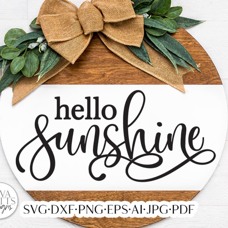 Hello Sunshine Svg - Etsy