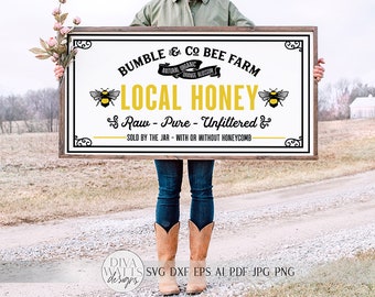 Local Honey Sign - Etsy