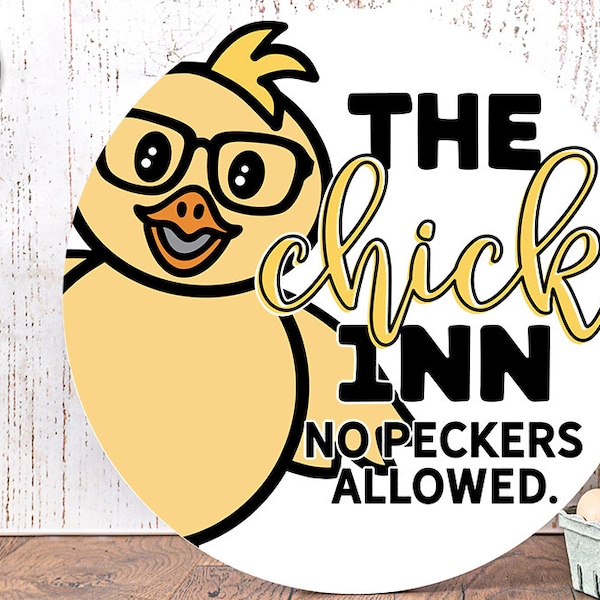 The Chick Inn Svg - Etsy