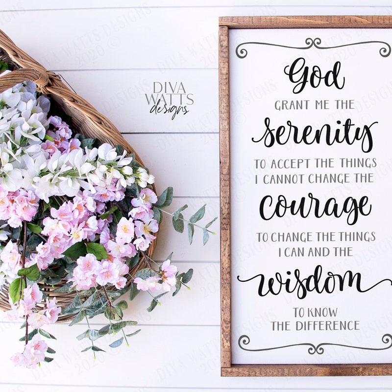 Serenity Sign - Etsy