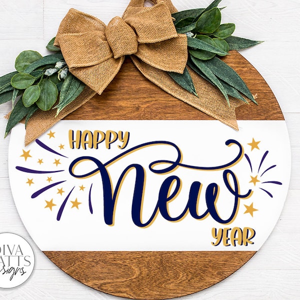 Happy New Year Sign - Etsy