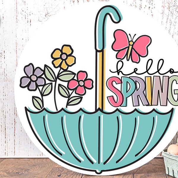 Floral Umbrella - Etsy
