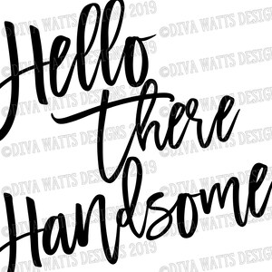 SVG Good Morning Gorgeous | Hello There Handsome | Bedroom Bathroom ...