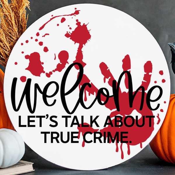 True Crime Welcome Svg - Etsy Ireland