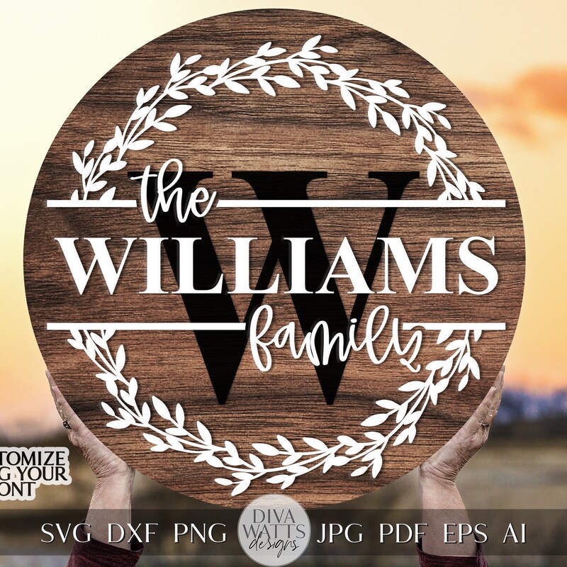 Family Name Svg - Etsy