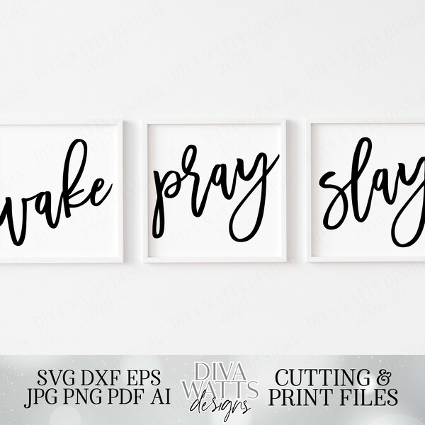 Wake Pray Slay - Etsy