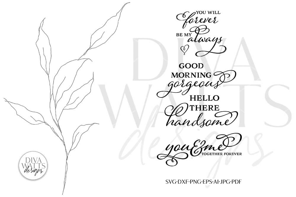 Farmhouse Romance SVG Mini Bundle | Etsy