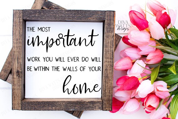 SVG the Most Important Work You Will Ever Do Will Be Within | Etsy