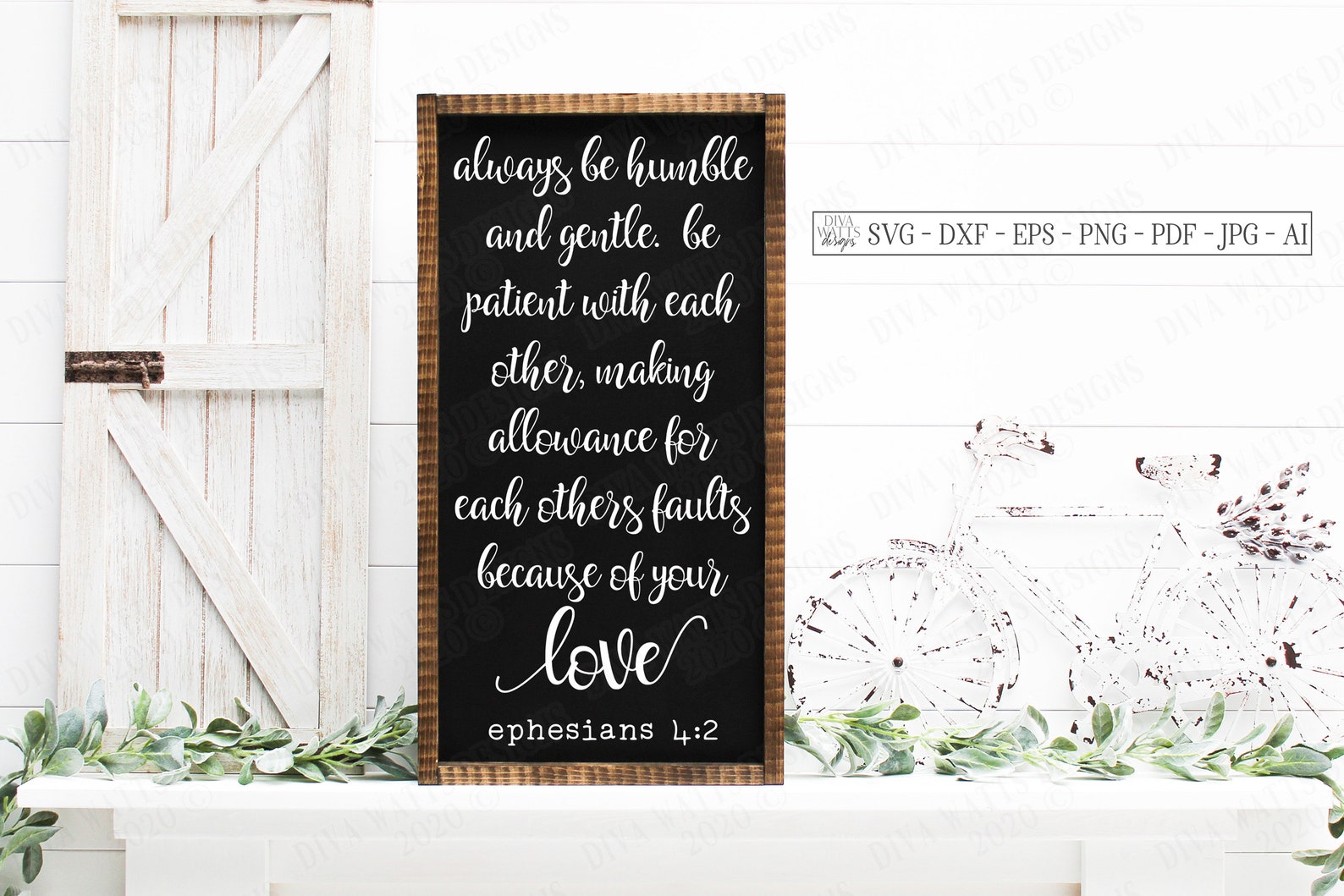 SVG Always Be Humble and Gentle Be Patient With Each Other Making ...