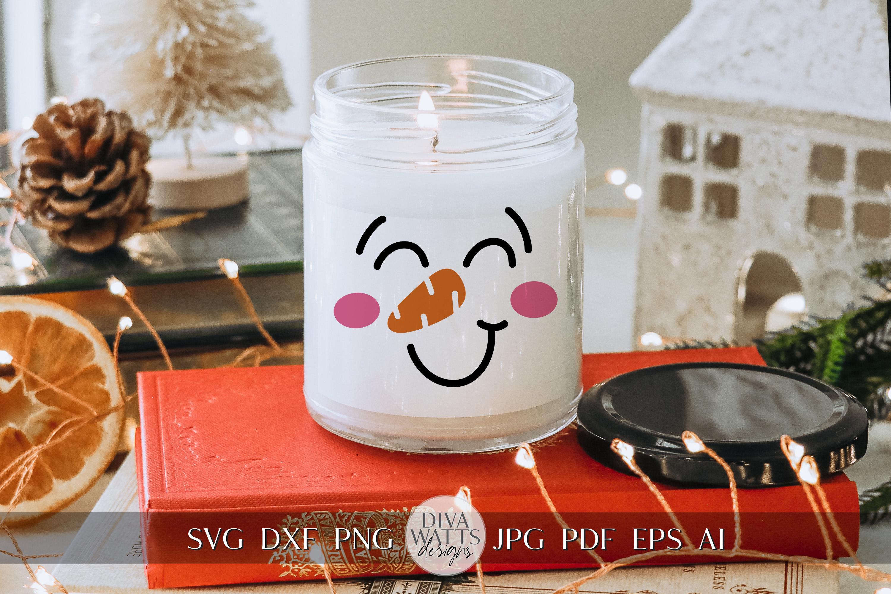 Snowman Faces SVG Bundle | 31 Cute Snowman Face Designs for Christmas ...