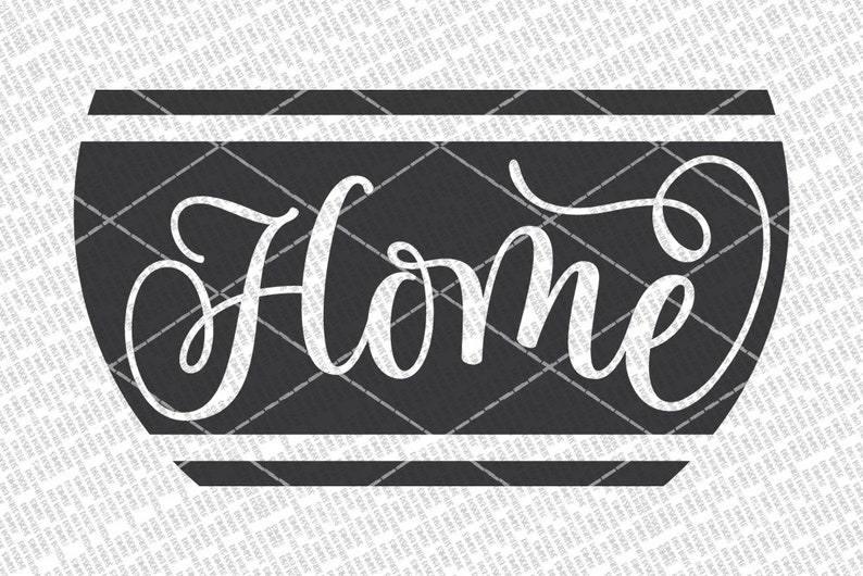 Home for Round Signs SVG | Farmhouse Round Sign | DXF and More! - Etsy