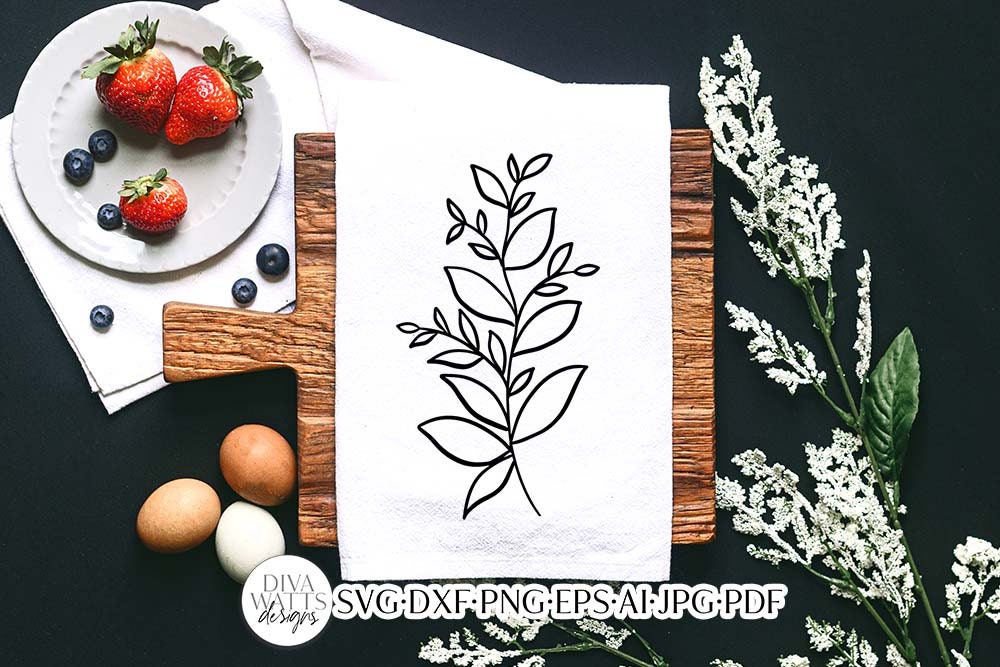 Boho Botanical Art SVG Set | Boho Farmhouse Design - Etsy