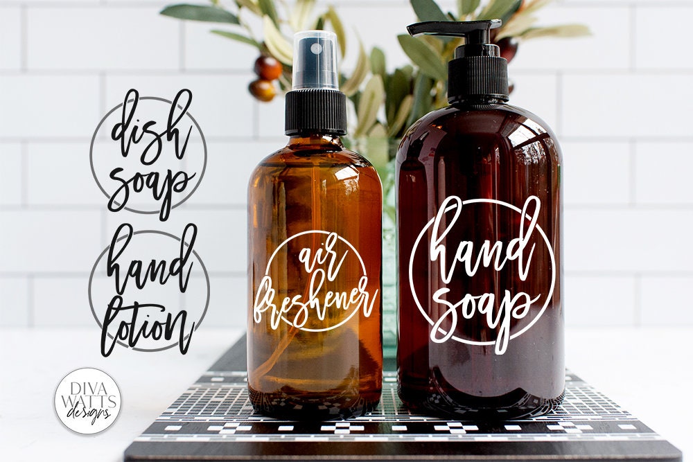 Modern Farmhouse Labels SVG Minimalist Design - Etsy