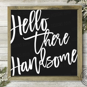 SVG Good Morning Gorgeous | Hello There Handsome | Bedroom Bathroom ...