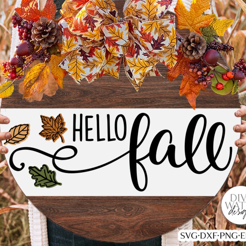 Hello Fall Svg - Etsy