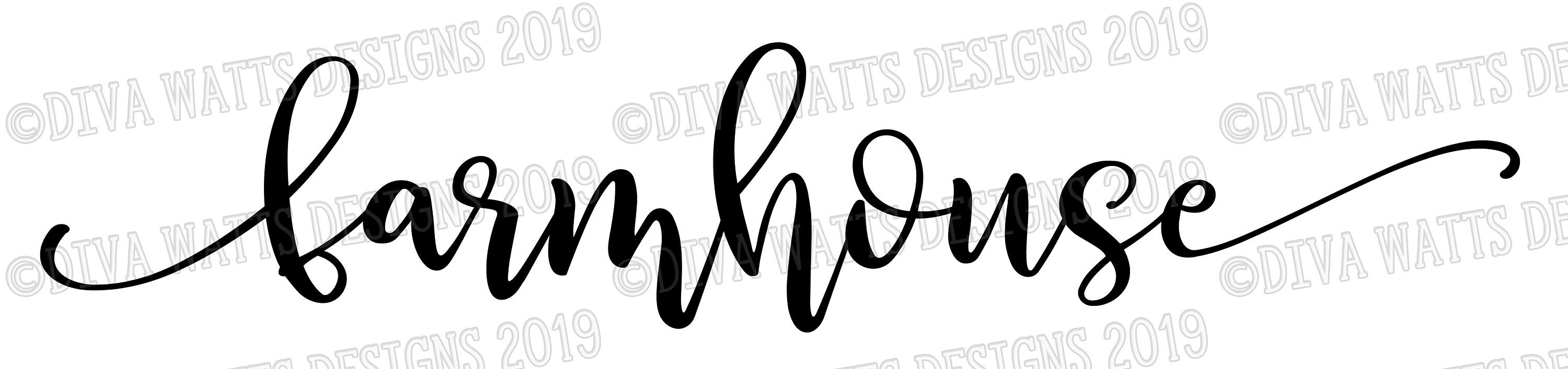SVG Farmhouse Words Bundle of 20 | Cutting Files | Updated | Bouncy ...