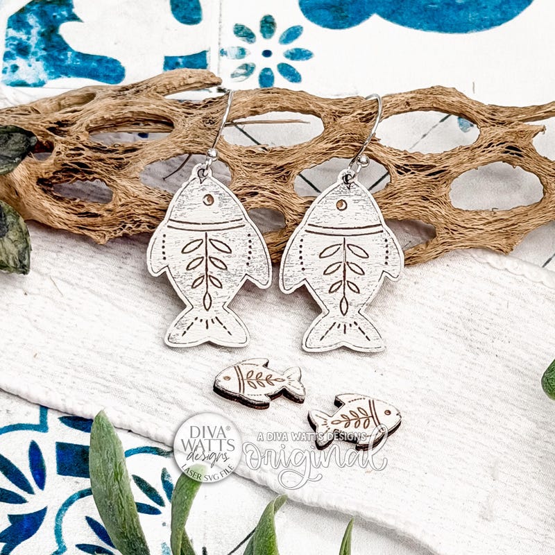Engraved Fish Jewelry - Etsy