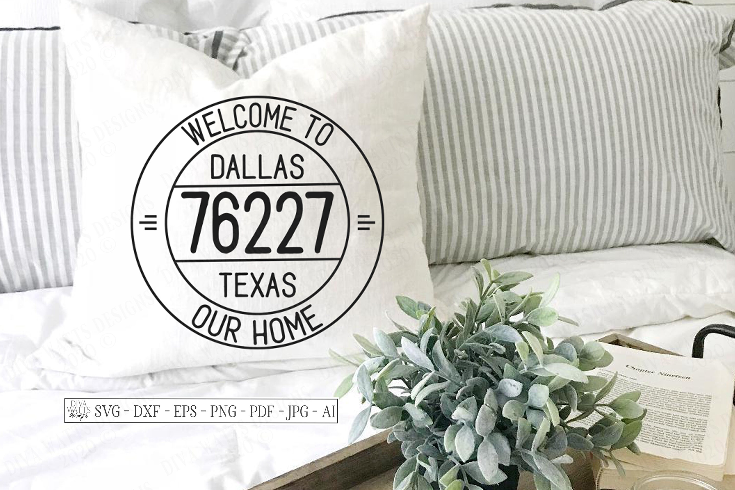 SVG Vintage Postmark Customize Zip Code Cutting File - Etsy