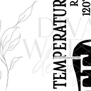 Cooking Temperature Chart | Kitchen Guide for Laser Including Glowforge ...