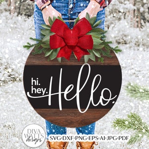Hi. Hey. Hello. SVG | Welcome Design - Etsy