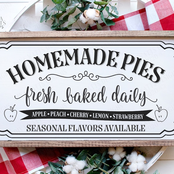 Fresh Baked Pies Sign - Etsy