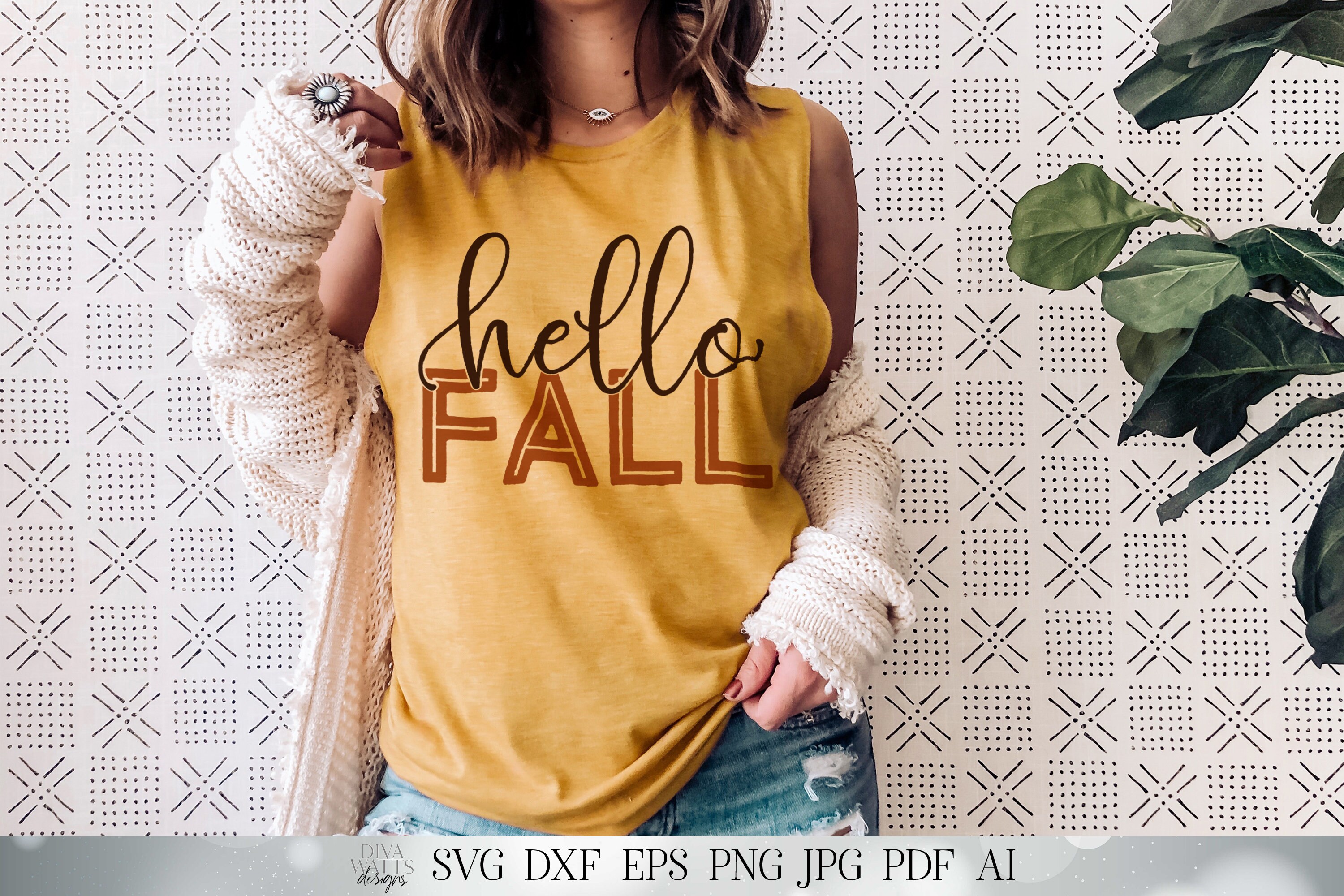 Hello Fall SVG Fall SVG Fall Shirt SVG Fall Sign Svg | Etsy