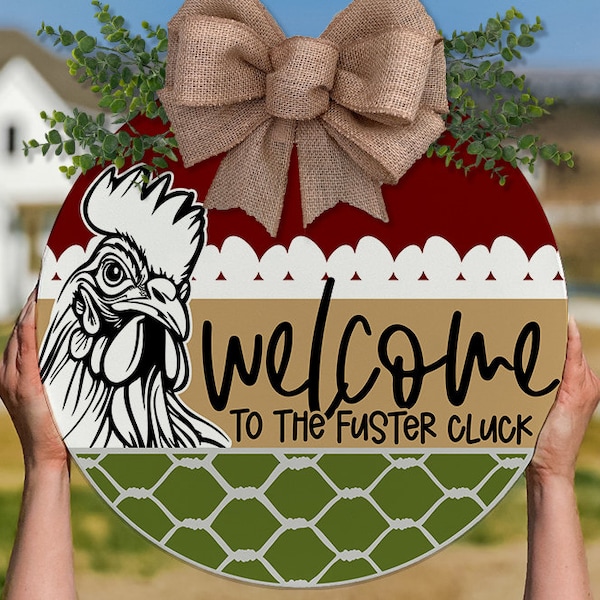 Chicken Door Hanger - Etsy
