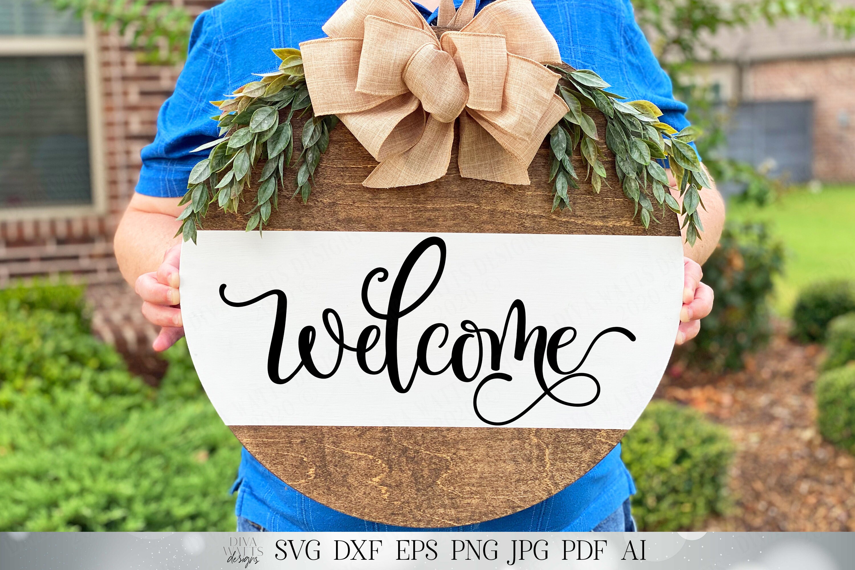 Welcome SVG Farmhouse Style Design | Etsy