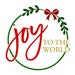 Joy to the World | Christmas Wreath | Cutting File | SVG DXF and More ...
