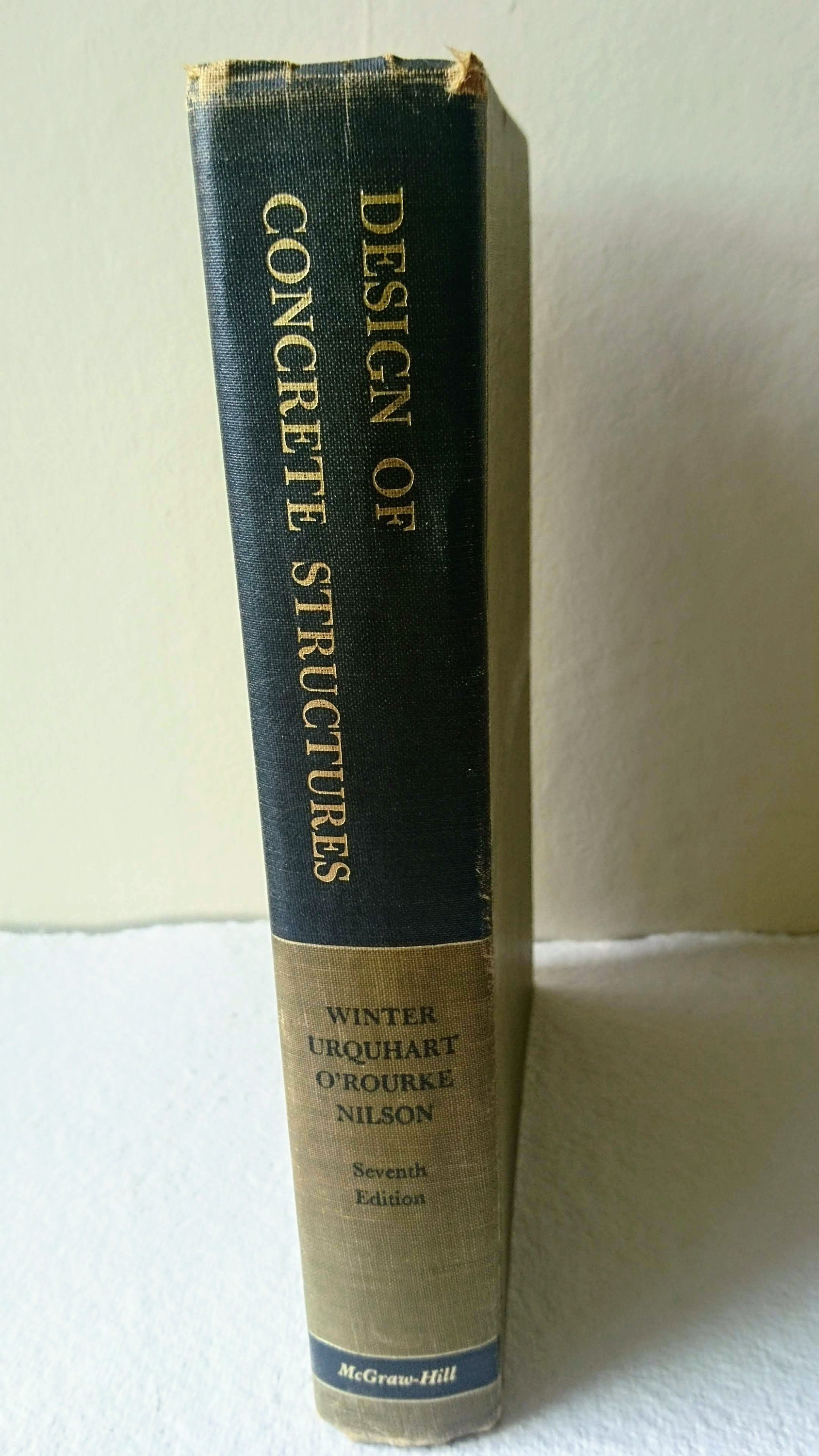 The Design of Concrete Structures George Winter Et Al, Seventh Edition ...