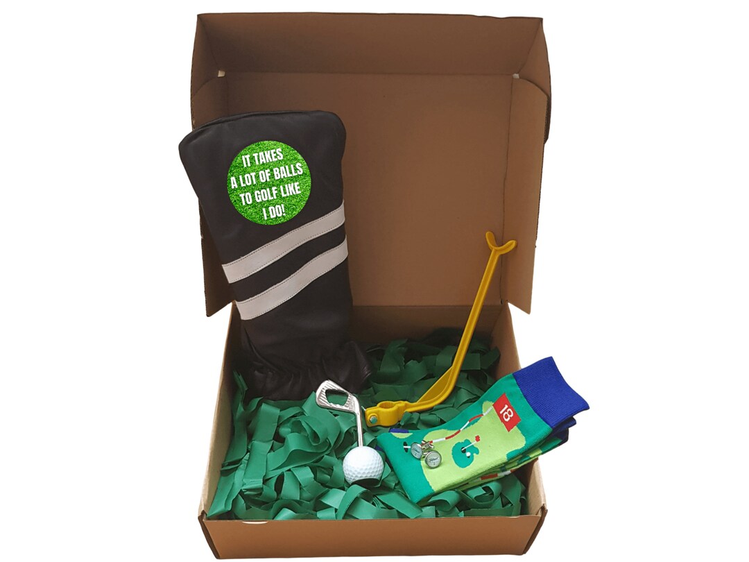 Golf Gift Box, Gift Box for a Golfer Who Has Fun on the Course, Golf ...