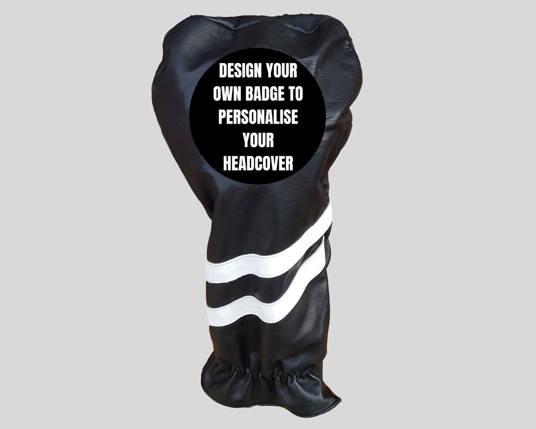 Leather Personalized Golf Headcovers, Leather Custom Golf Club Cover ...