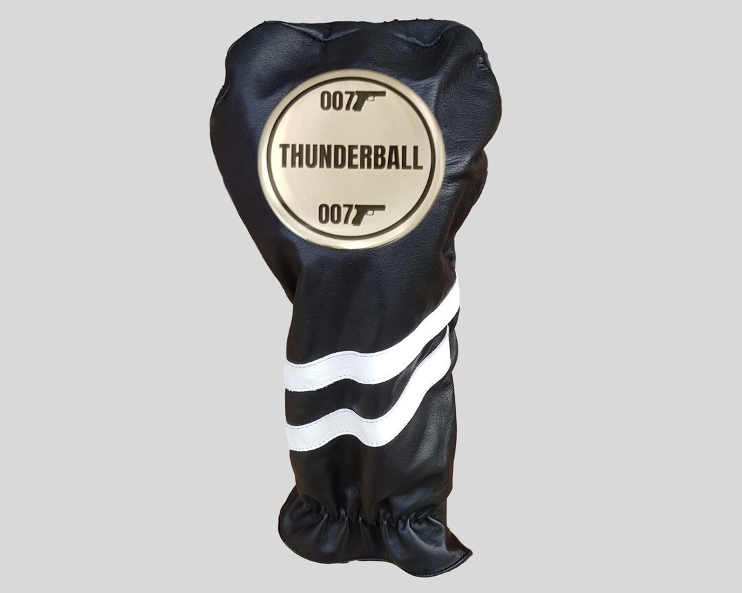James Bond 007 Golf Headcover, Thunderball Golf Club Cover, James Bond ...