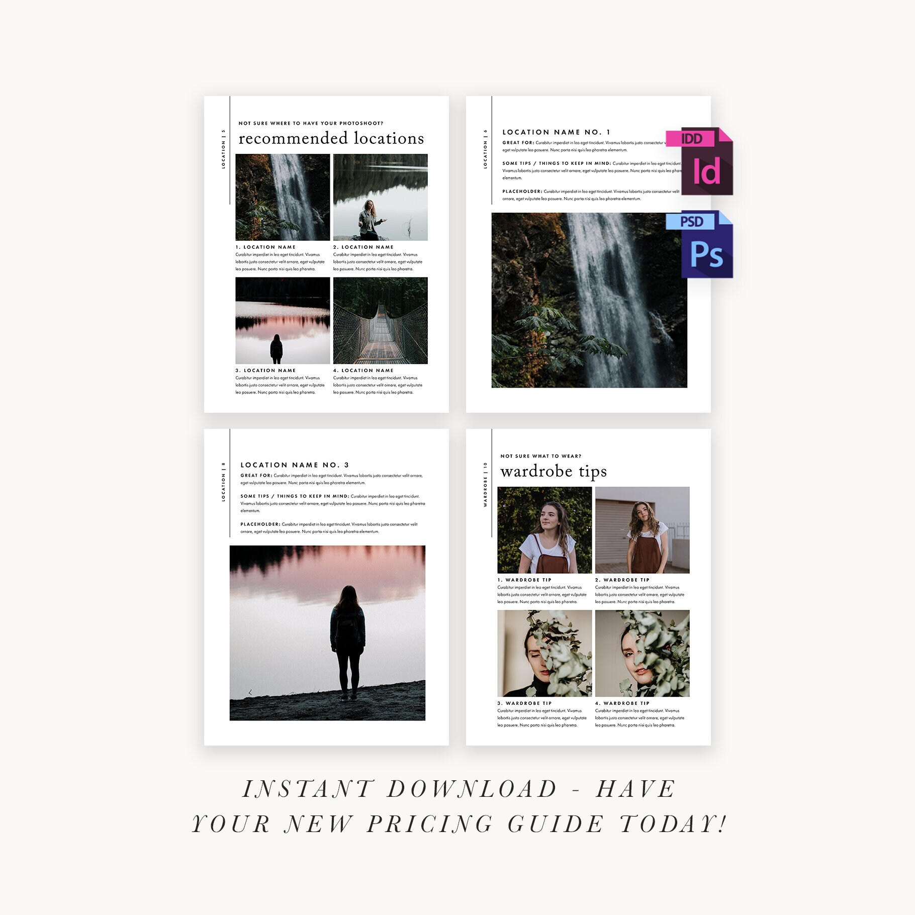 Photography Welcome Packet - Client Guide for Photographers ...