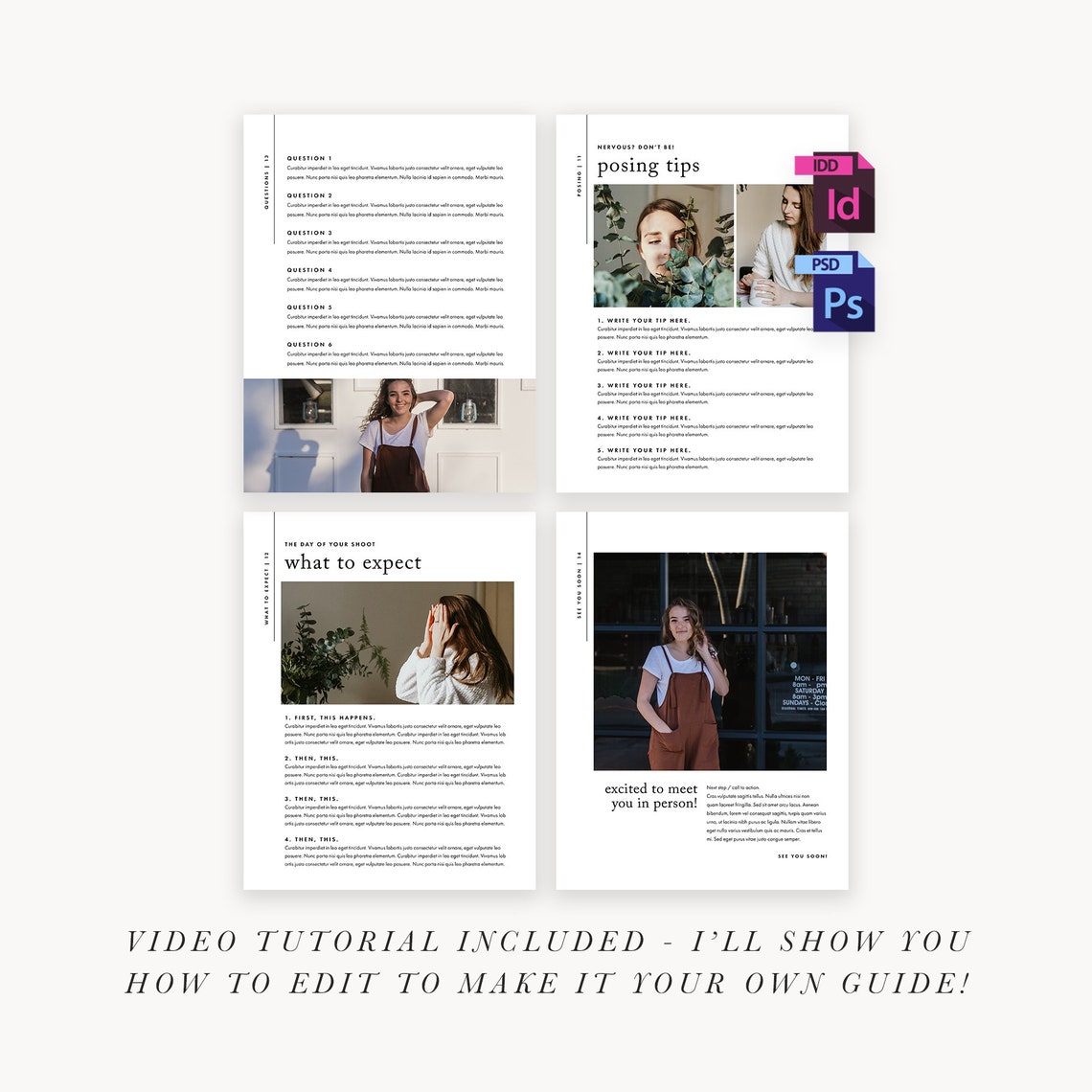 Photography Welcome Packet - Client Guide for Photographers ...