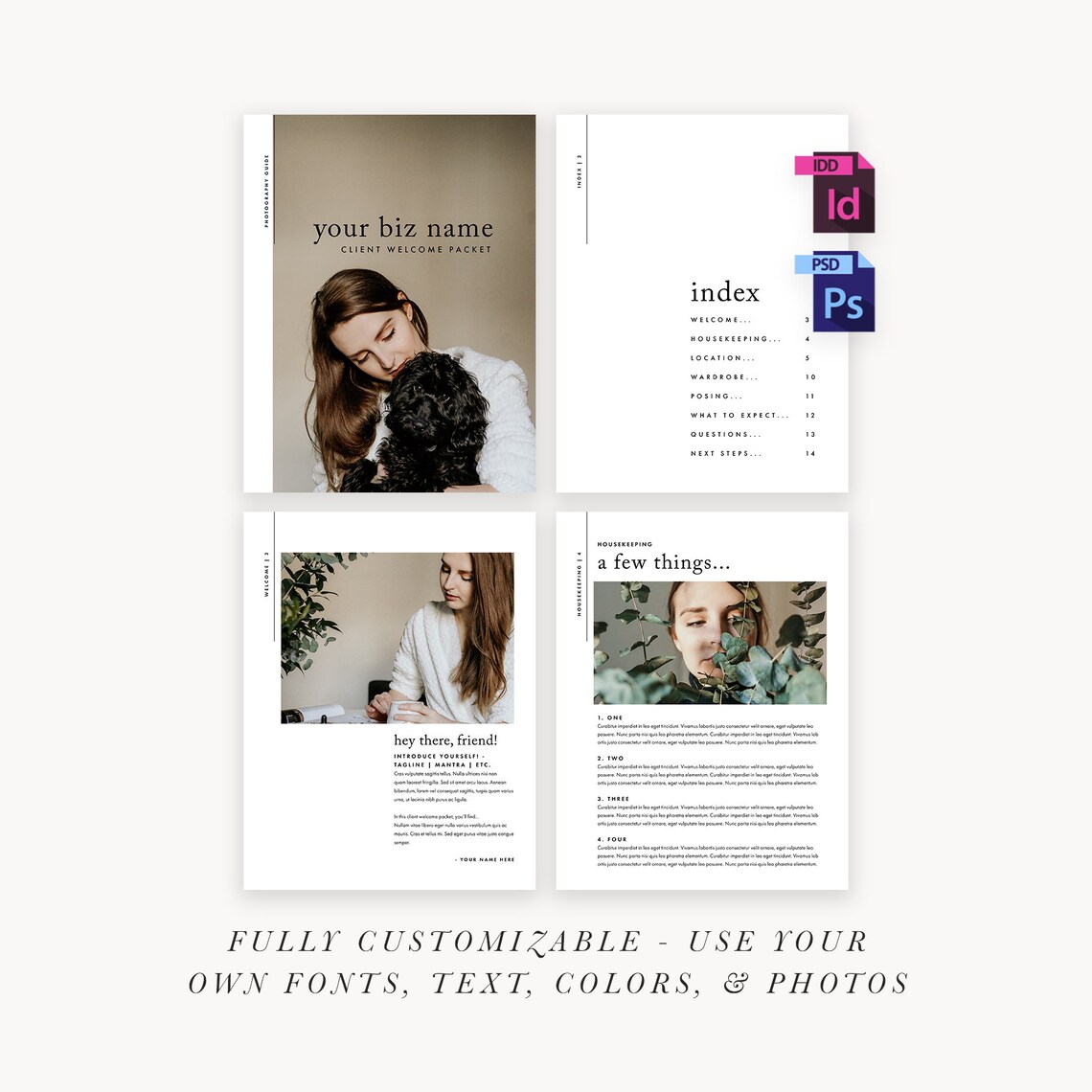 Photography Welcome Packet - Client Guide for Photographers ...