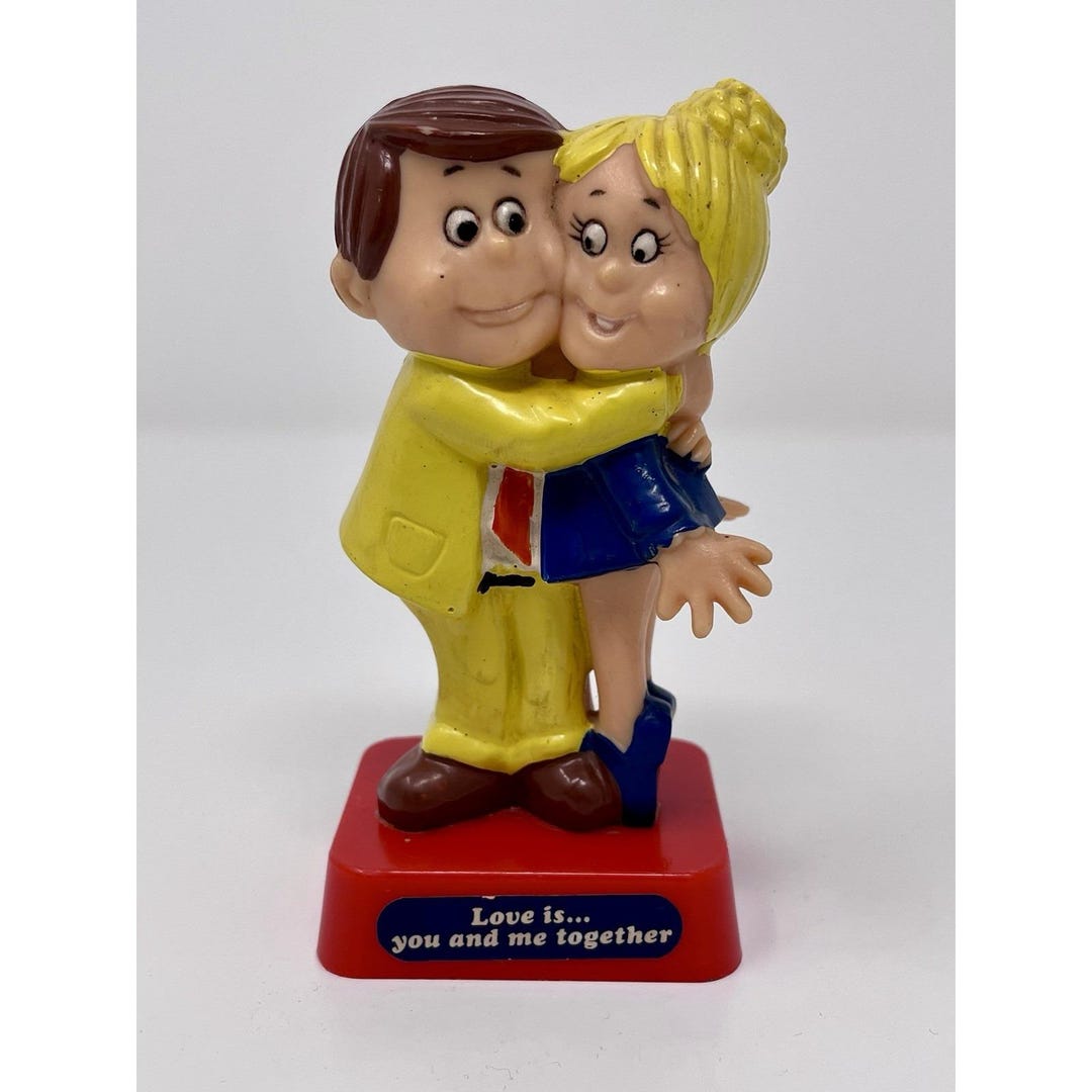 Vintage MCM Berries 1972 "love Is... You and Me Together" Plastic ...